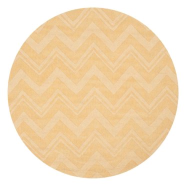 EORC Brown Hand-Tufted Wool Contemporary Swirl Rug, 6' Round - Walmart.com