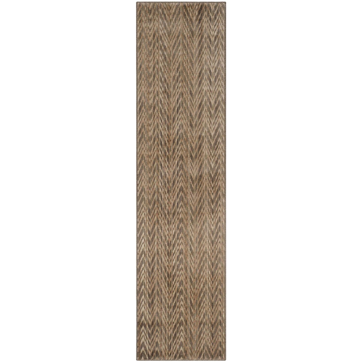 Safavieh Contemporary Infinity Polyester Area Rug-Color:Taupe/Beige ...