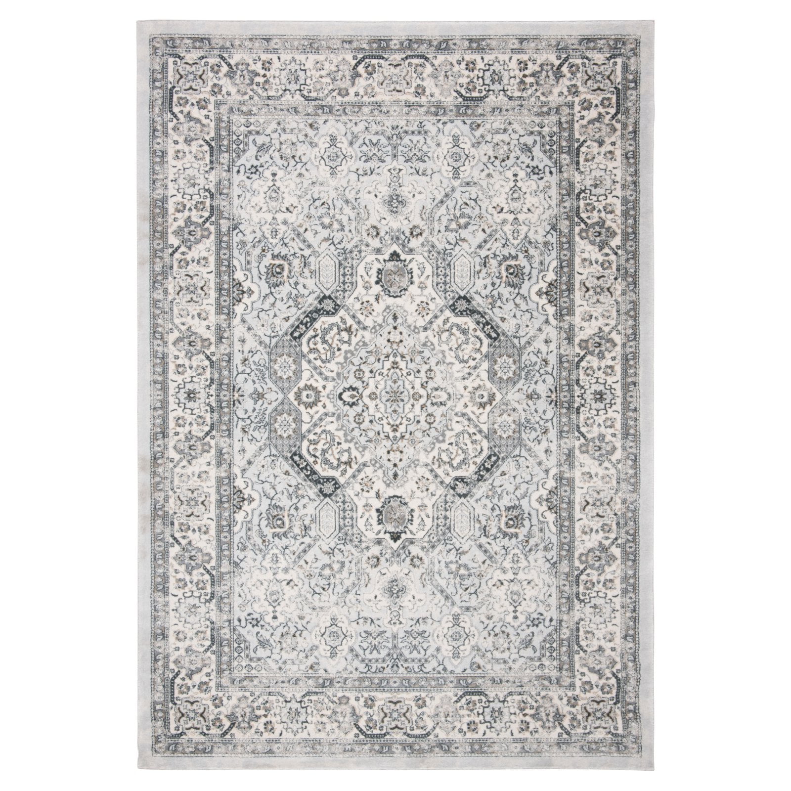 Safavieh Isabella Minola Traditional Oriental Rug Dark Grey/Cream 9' x ...