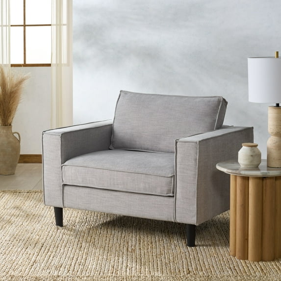 Safavieh Kalyna Mid-Century Wood and Fabric Dining Arm Chairs, Light ...