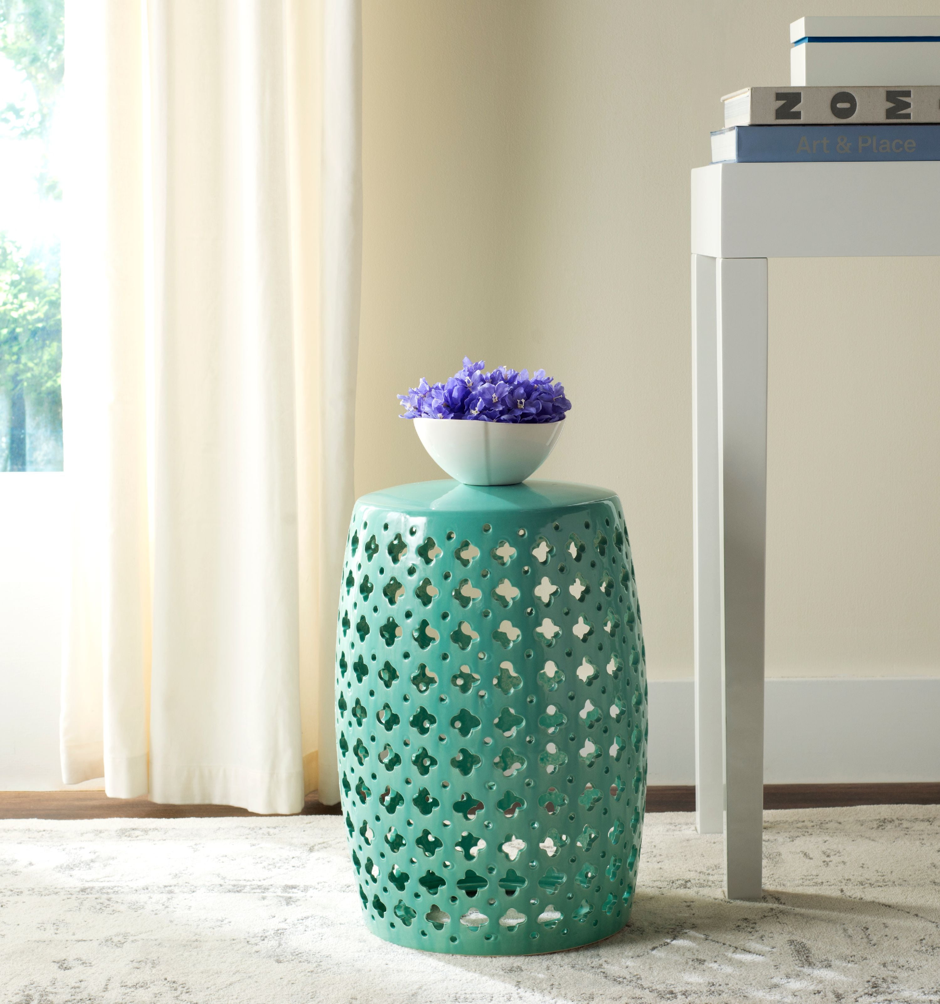 Safavieh Lacey Garden Stool - Walmart.com