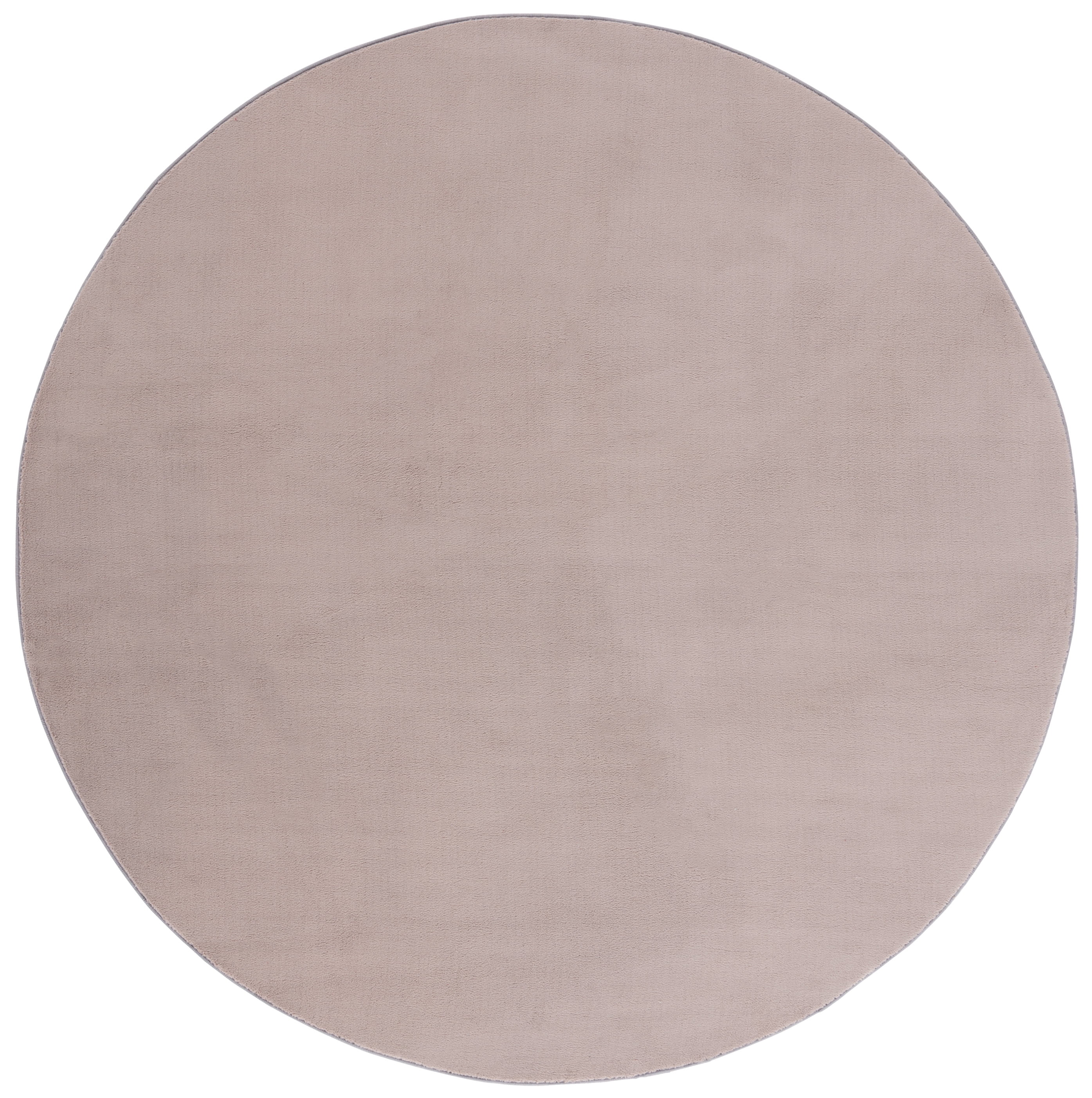 SAFAVIEH Loft Kalya Solid Machine Washable Area Rug, Taupe, 6' x 6 ...