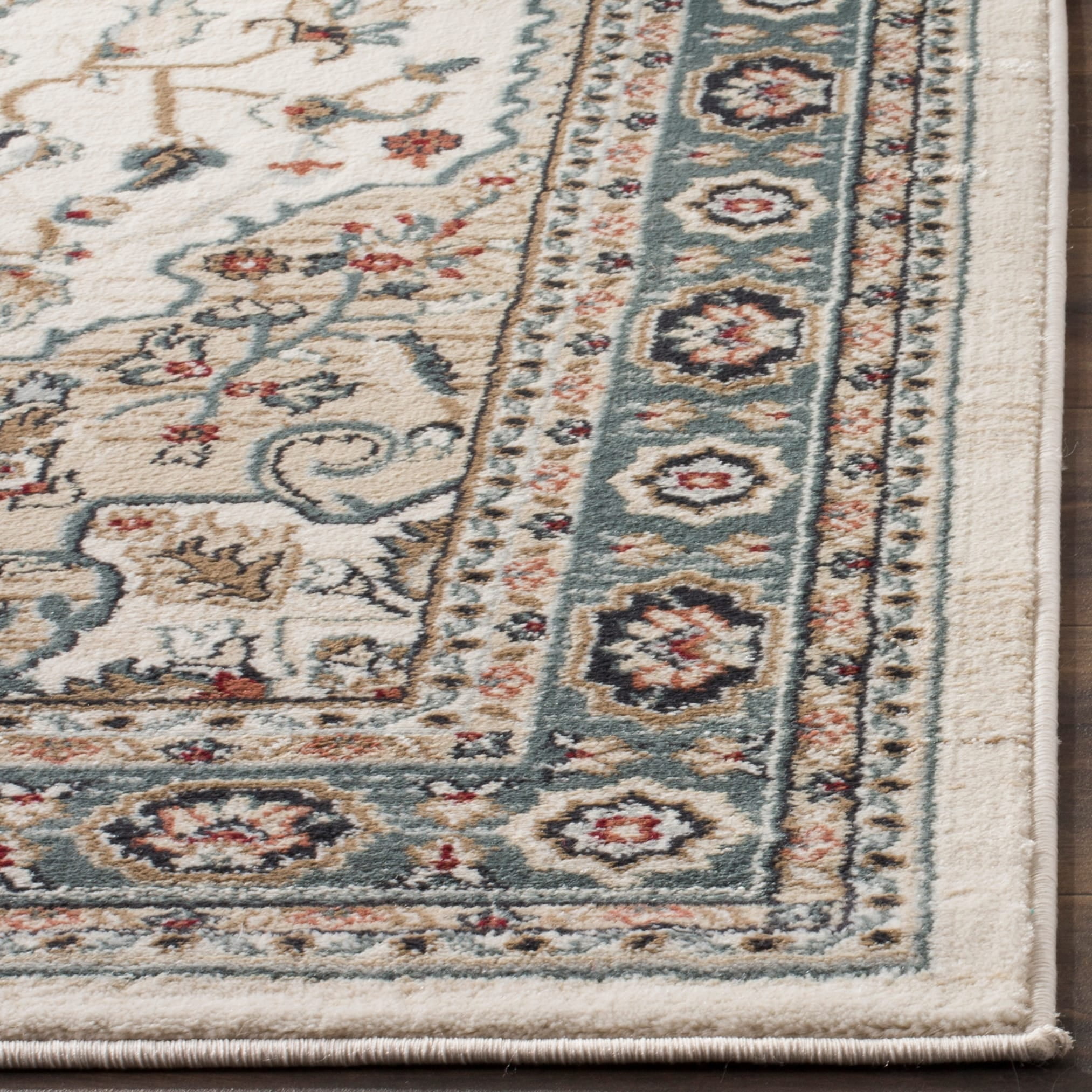 Safavieh Lyndhurst Ledja Traditional Oriental Rug Cream/Beige 9' x 12 ...
