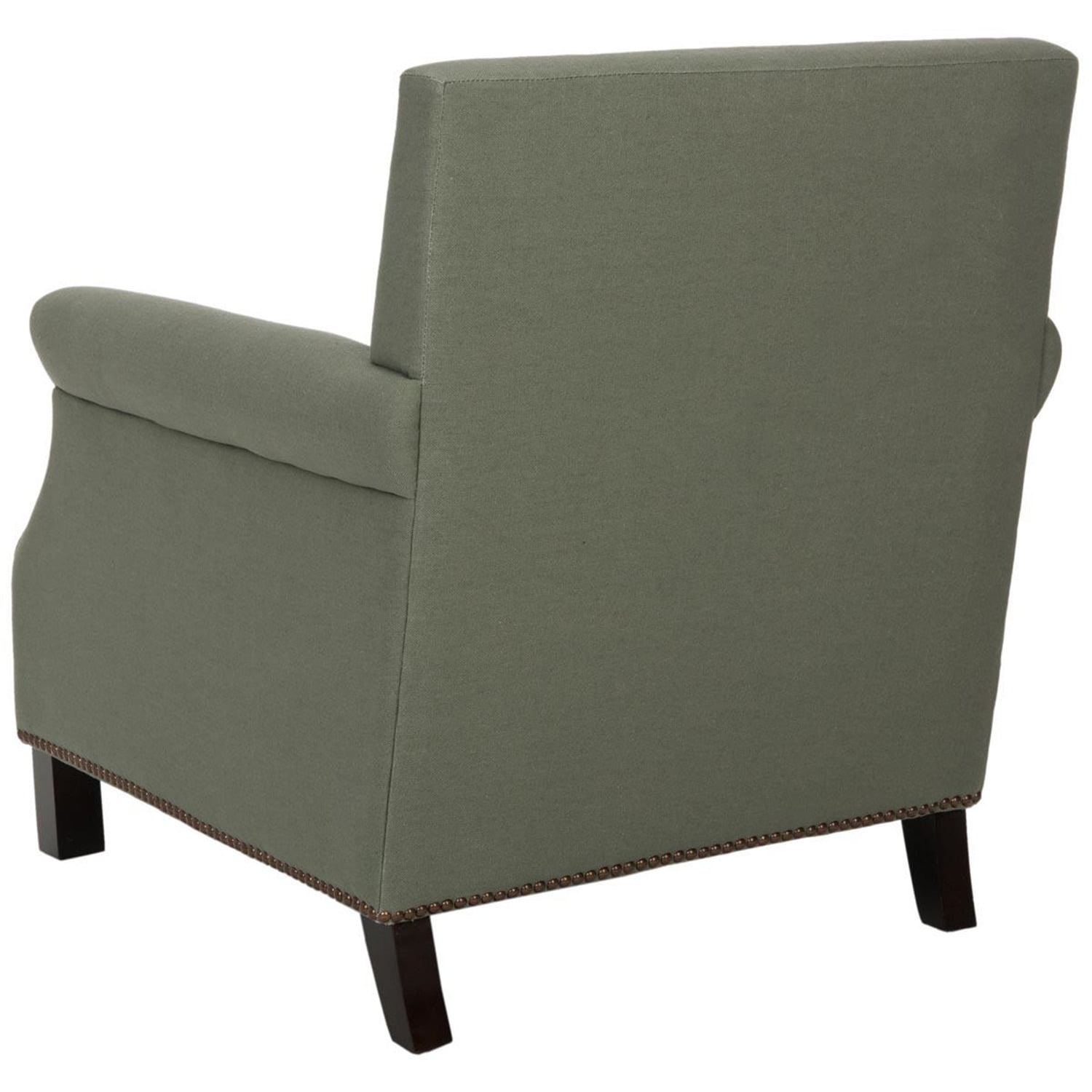 Safavieh Mansfield Grey Club Chair - 28.3" x 33.1" x 31.7" - Walmart.com