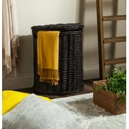 Safavieh Damari Nautical Wicker Storage Hamper with Lid - Walmart.com