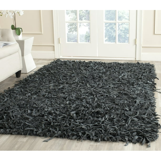 Safavieh Mariam Leather Shag Area Rug or Runner - Walmart.com