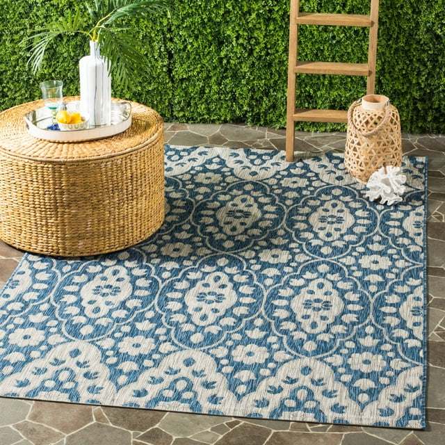 Safavieh Martha Stewart Stacy Tulip Medallion Indoor/Outdoor Area Rug ...