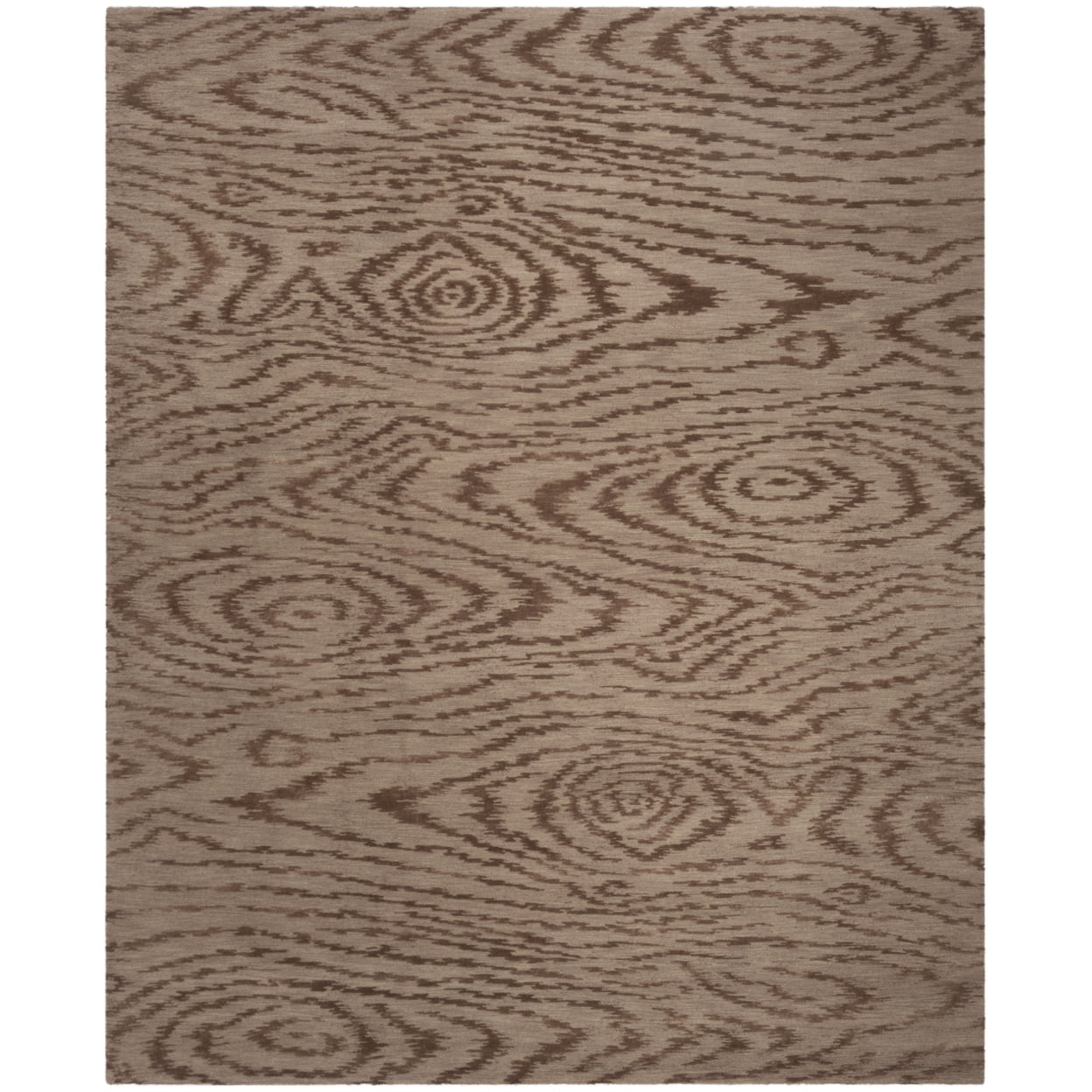 Safavieh Martha Stewart by Faux Bois Silk/ Wool Rug Truffle 2'3" x 10 ...