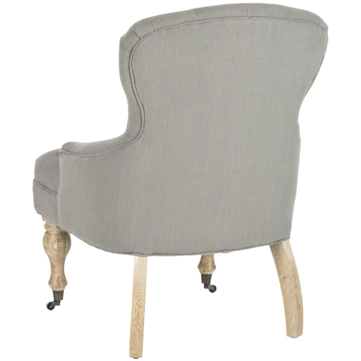 Safavieh Mercer Collection Robert Light Brown Linen Club Chair ...