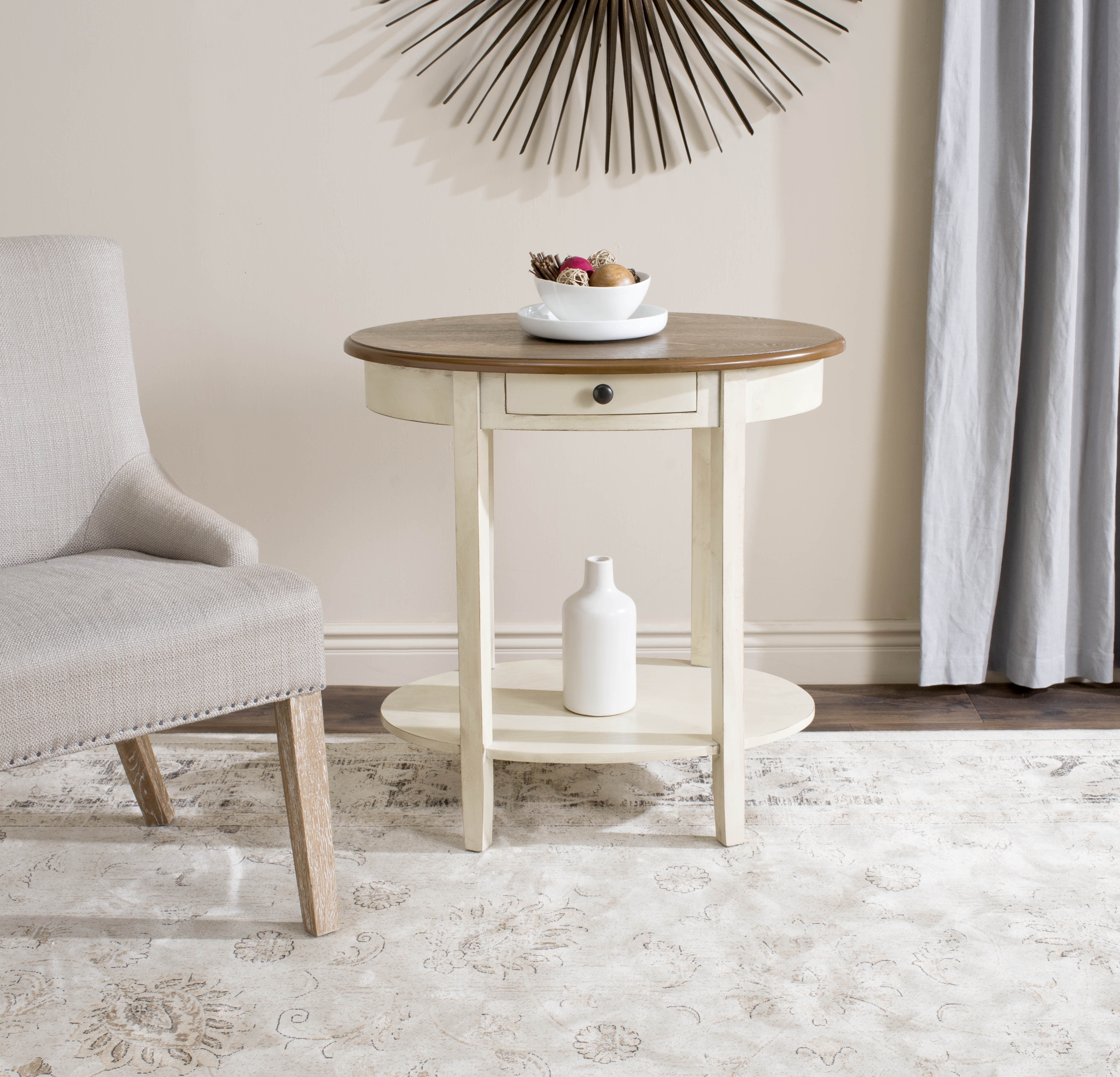 Safavieh Monica Oval End Table - Walmart.com