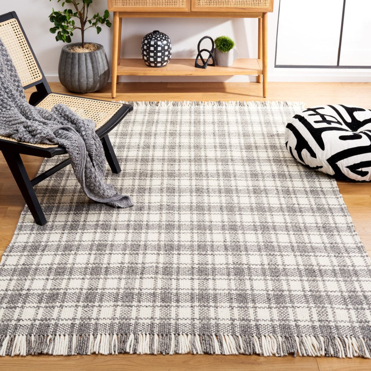 Safavieh Natura Alvina Geometric Plaid Area Rug or Runner - Walmart.com