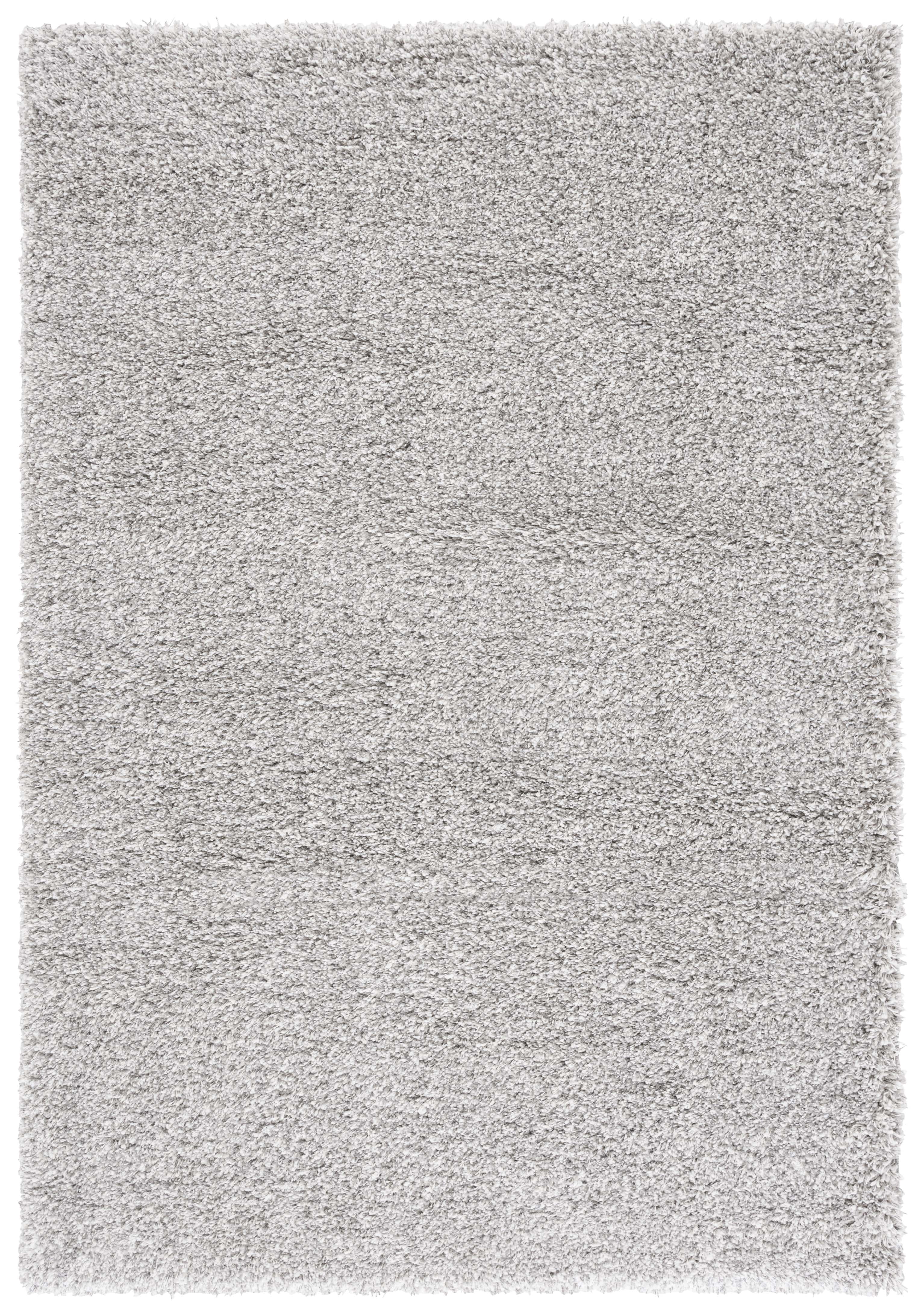 SAFAVIEH New York Kalya Solid Shag Area Rug, Grey/Grey, 3' x 5 ...