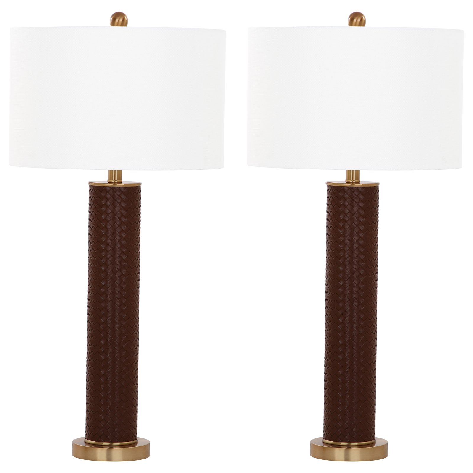 Safavieh Ollie Faux Table Lamp with CFL Bulb, Multiple Colors, Set of 2 ...