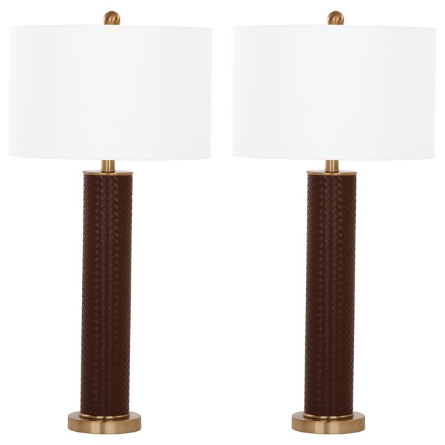 Safavieh Ollie Faux Table Lamp with CFL Bulb, Multiple Colors, Set of 2 ...