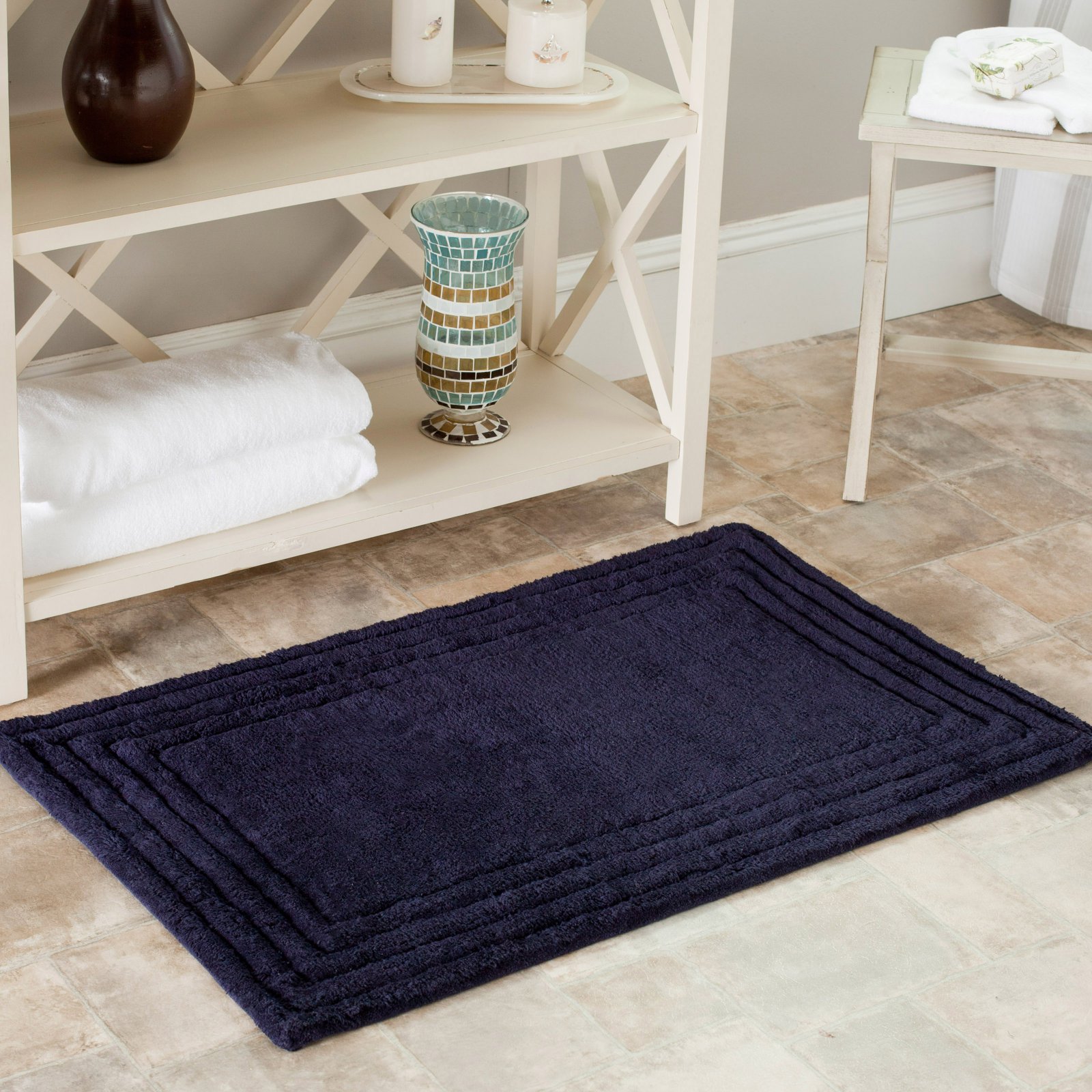Safavieh PMB631B Plush Master Bath Rug - Set of 2 - Walmart.com