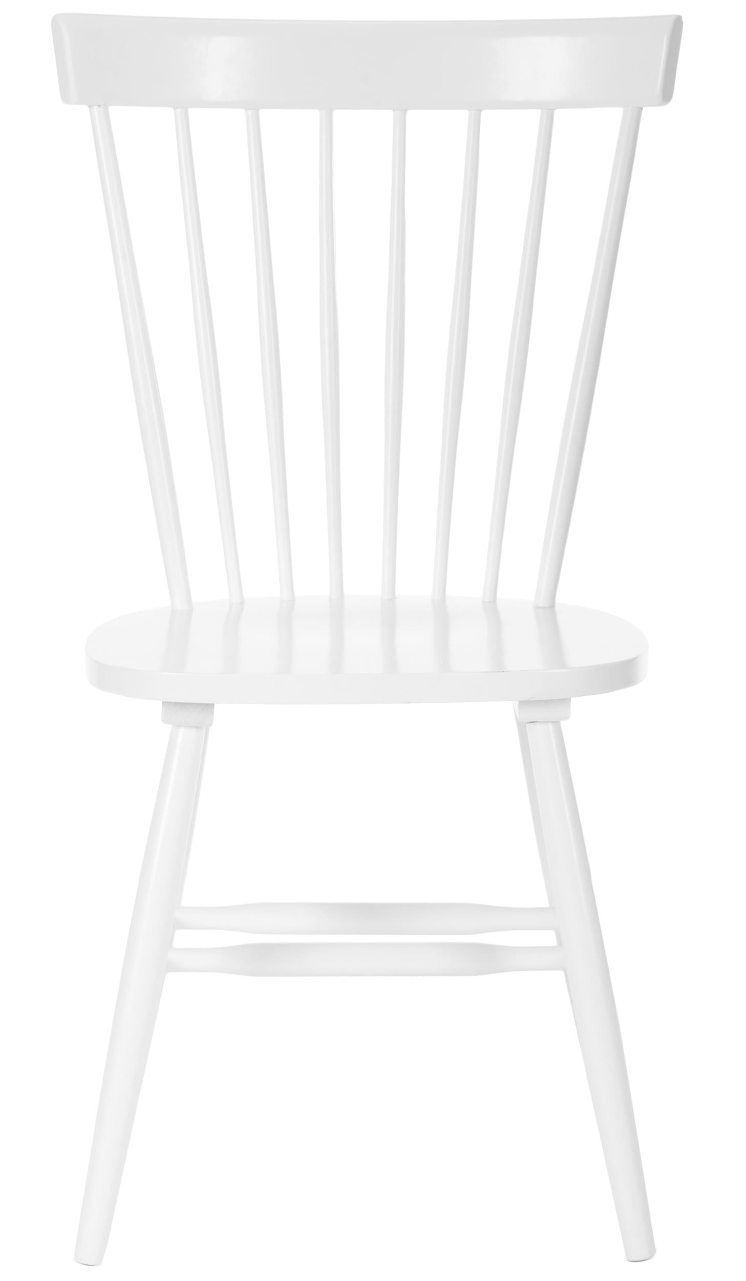 Safavieh Parker Wood Spindle Dining Chair (Set Of 2) in White - Walmart.com