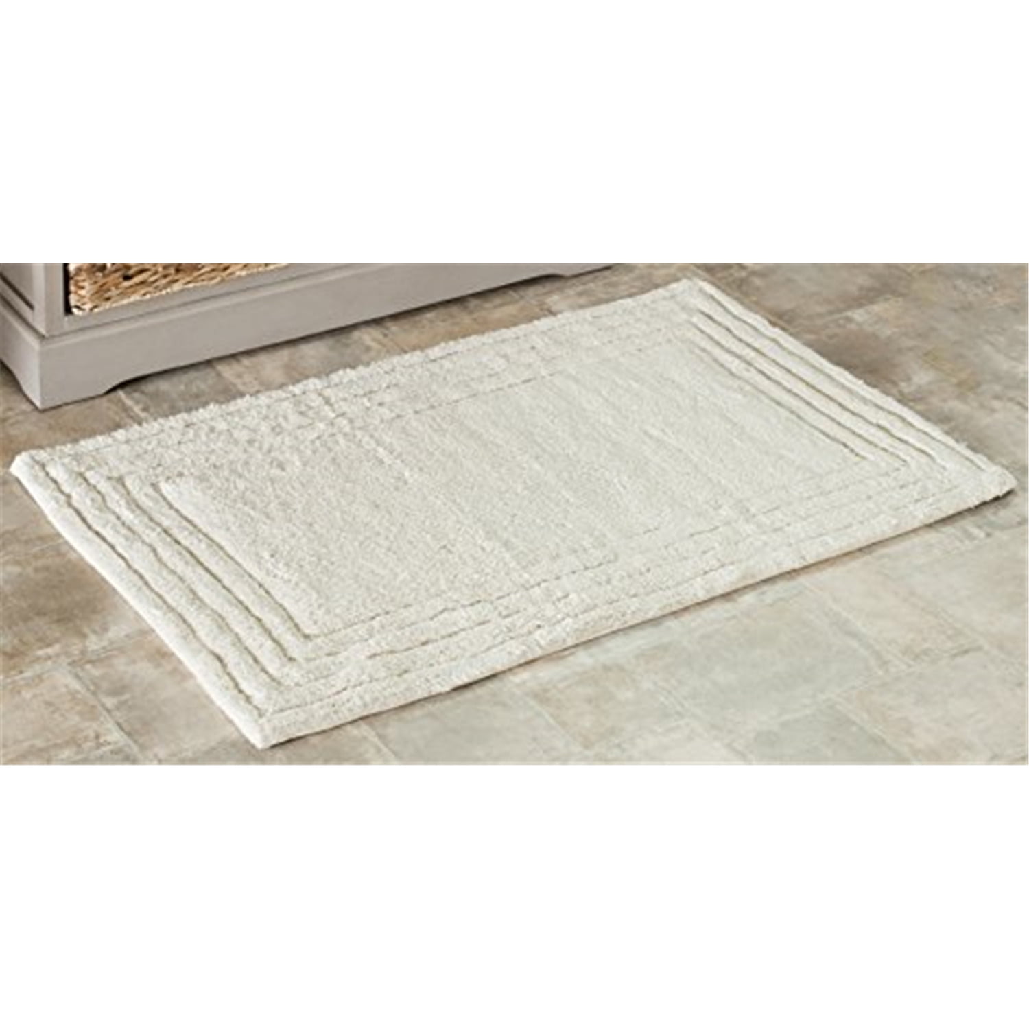 Safavieh Plush Master Luxe Stripe Natural Bath Rug (Set Of 2) - Walmart.com