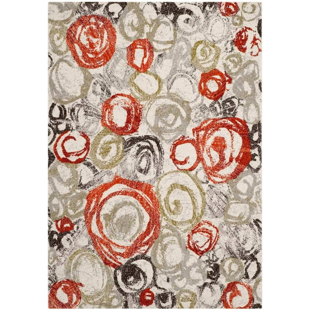 Safavieh Porcello Chanelle Geometric Circles Area Rug or Runner ...