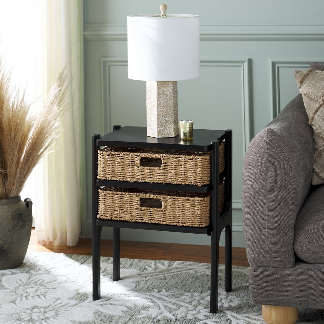 Safavieh Rozalyn Traditional Wood End Table, Black - Walmart.com