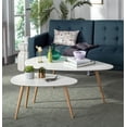 Safavieh Saffron Split Coffee Table, White - Walmart.com