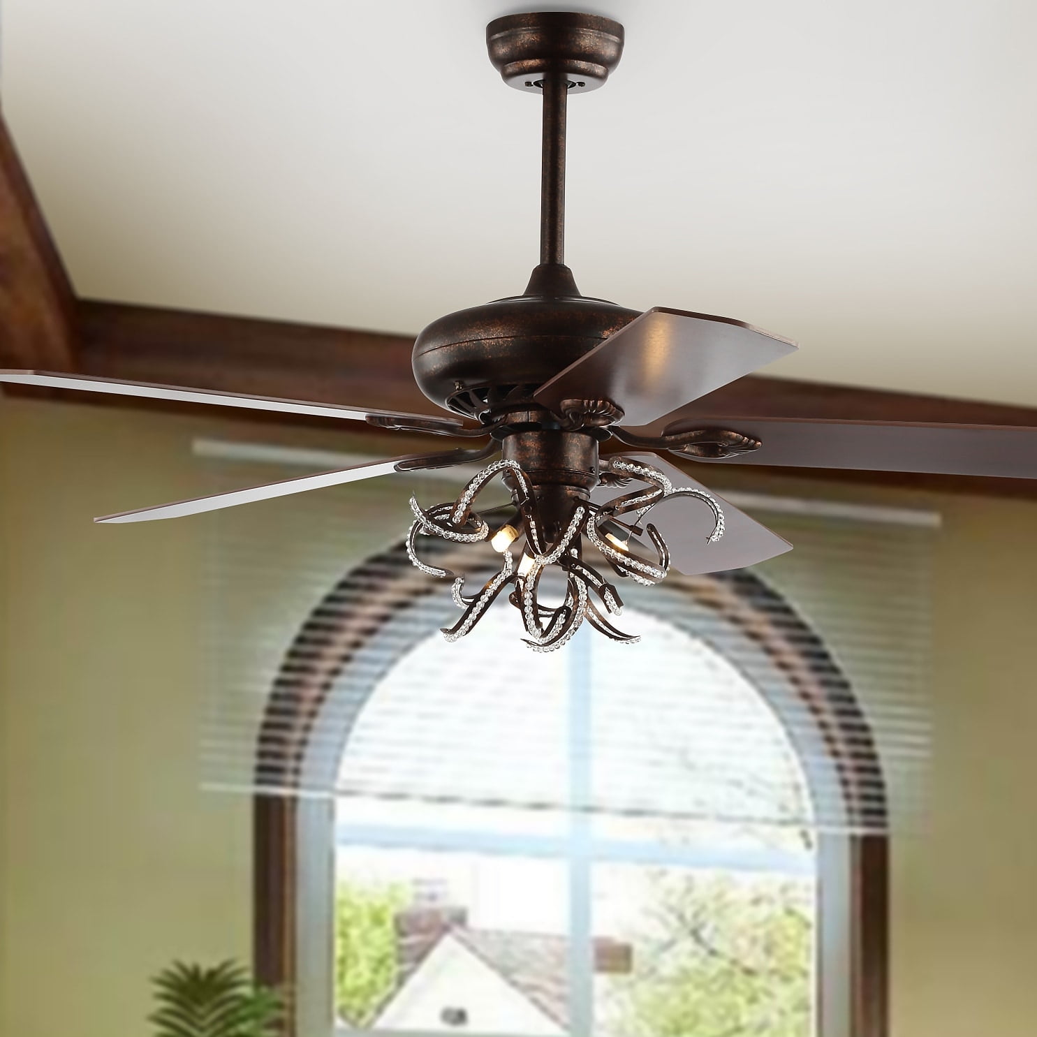 Safavieh Sensa 3-Light Ceiling Fan - Walmart.com