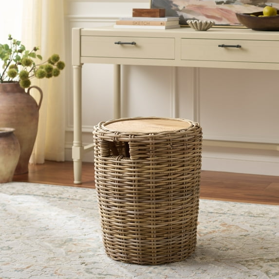 Safavieh Shanely Modern Backless Mango Wood Stools, Natural - Walmart.com