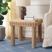 Safavieh Rahan Modern Wood Free Form End Table, Walnut - Walmart.com