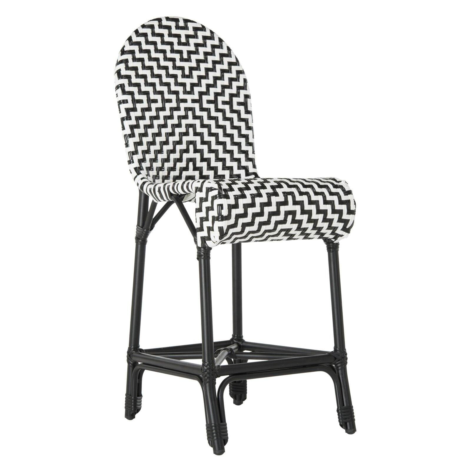 Safavieh Shea Outdoor French Bistro Counter Stool with Footrest ...