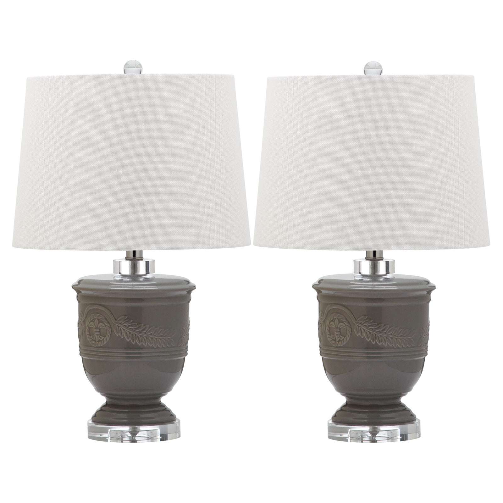 Safavieh Shoal 23 in. H Floral Medallion Table Lamp, Set of 2 - Walmart.com