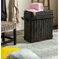 Safavieh Sidonie Nautical Wicker Storage Hamper with Handle - Walmart.com