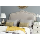 Safavieh Skyler Retro Arched Upholstered Headboard with Nail Heads ...