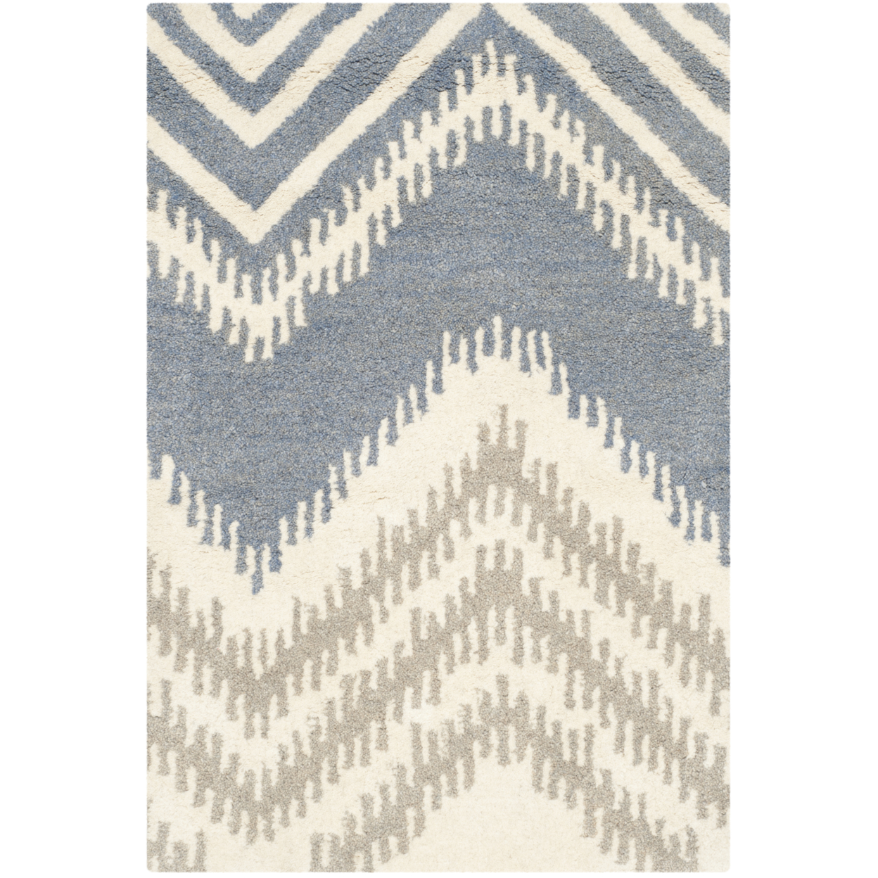 SAFAVIEH Capri CPR445A Handmade Blue / Ivory Rug - Walmart.com