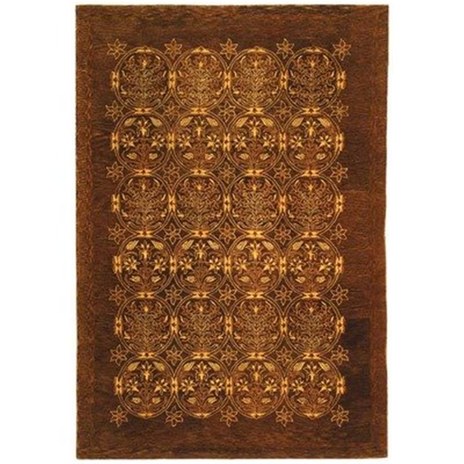 Traditional Rug - Taj Mahal Wool Pile -Olive-Color:Olive,Design ...