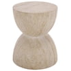 Safavieh Tina Outdoor Polystone End Table, Travertine - Walmart.com