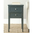 Safavieh Toby Nautical Rustic Nightstand with 2 Storage Drawers ...