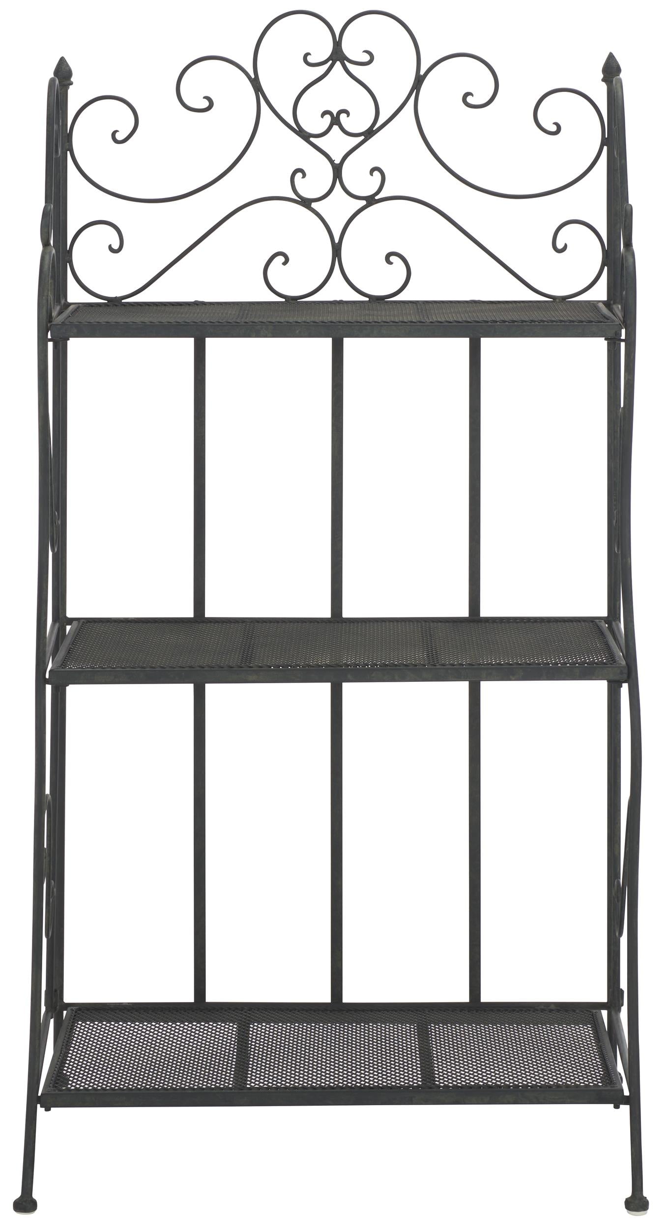 Safavieh Torus Iron Shelf Storage in Black - Walmart.com