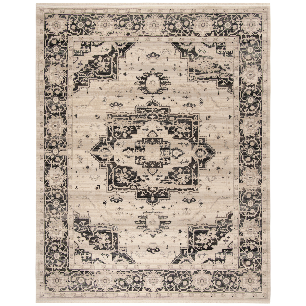 Safavieh VTP447Z Vintage Persian Ivory / Charcoal - Walmart.com