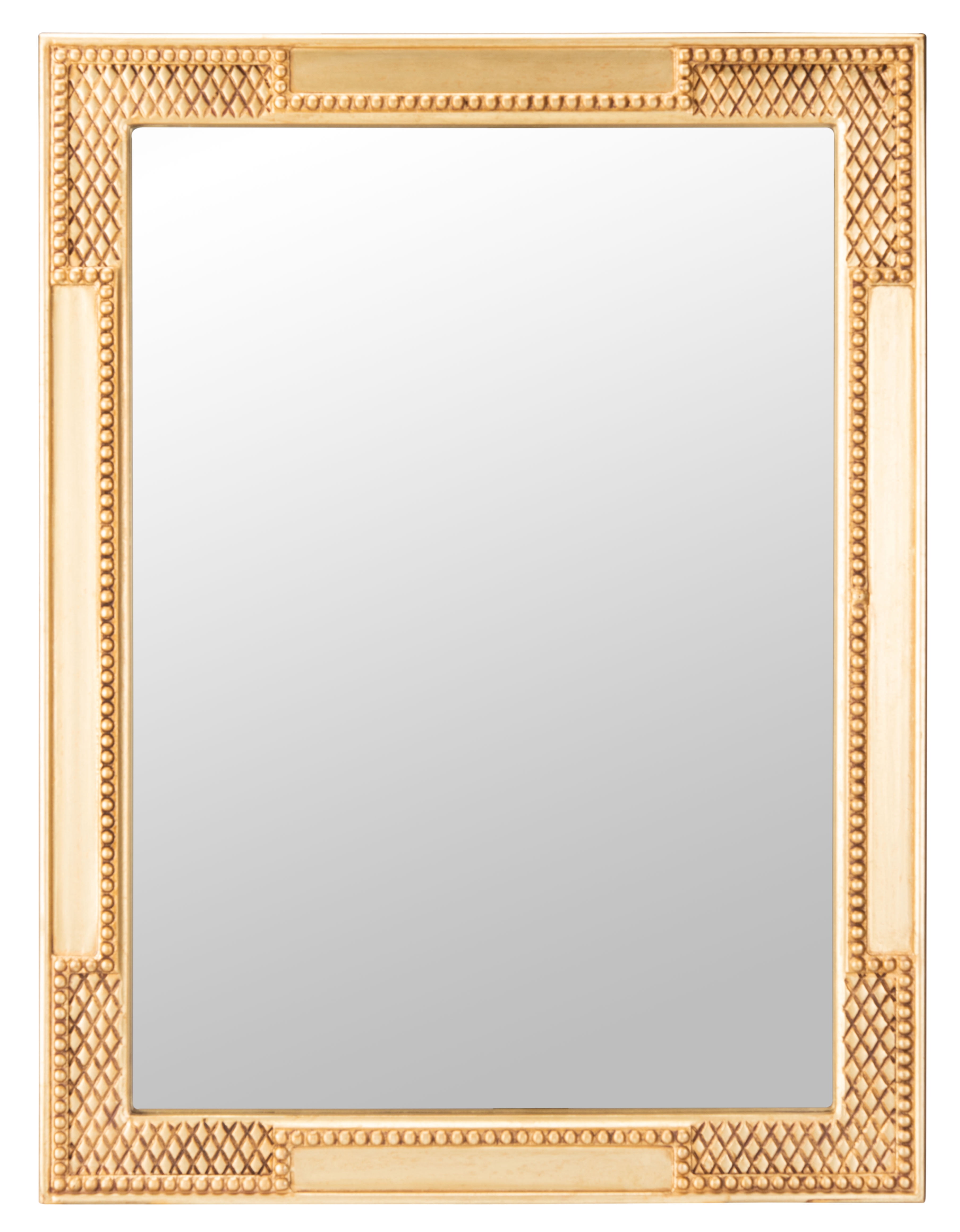 Safavieh Velmin Traditional Border Rectangle Mirror, Gold - Walmart.com