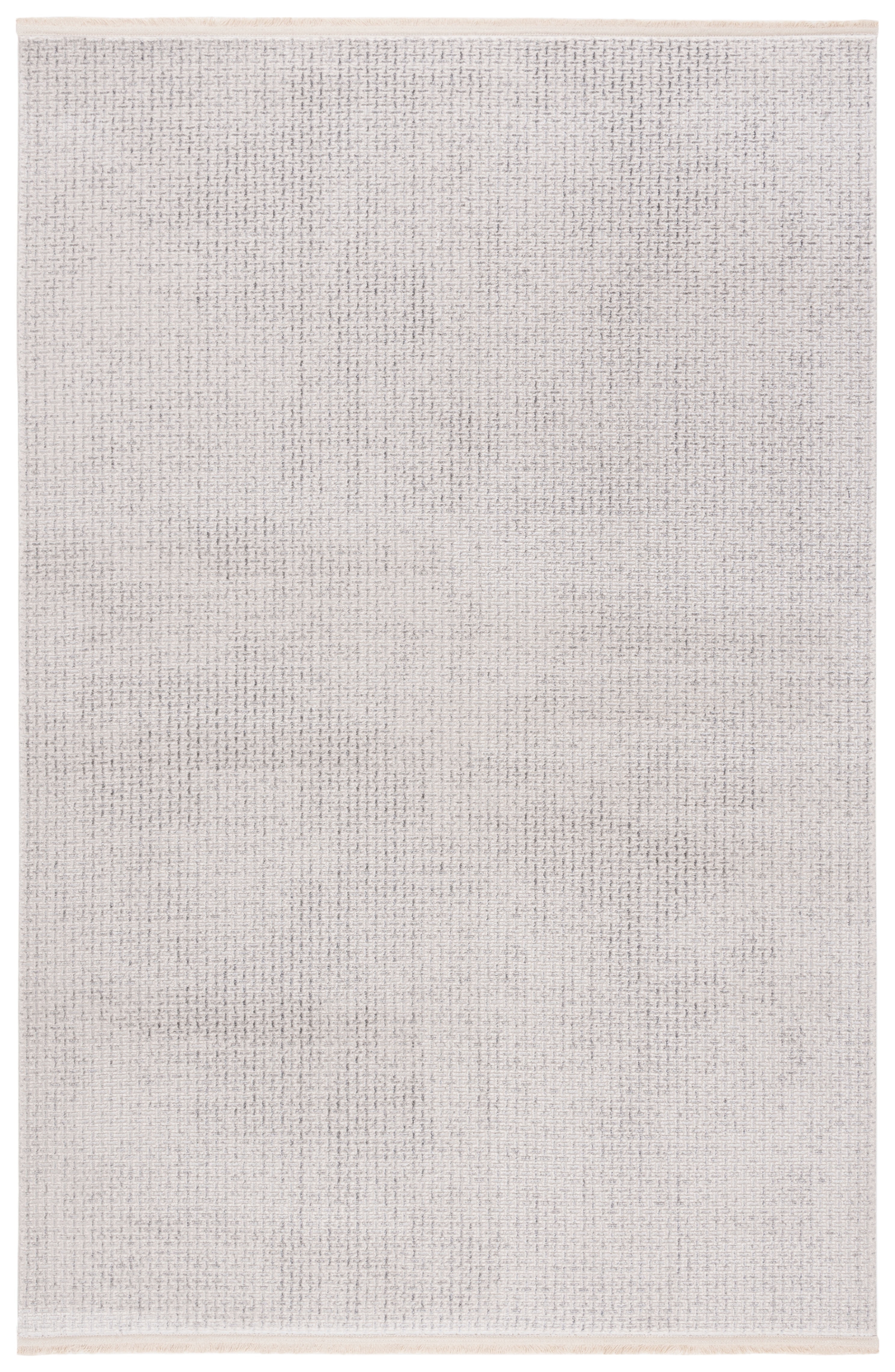 SAFAVIEH Whisper Zoja Solid Area Rug, Light Grey/Ivory, 8' x 10 ...