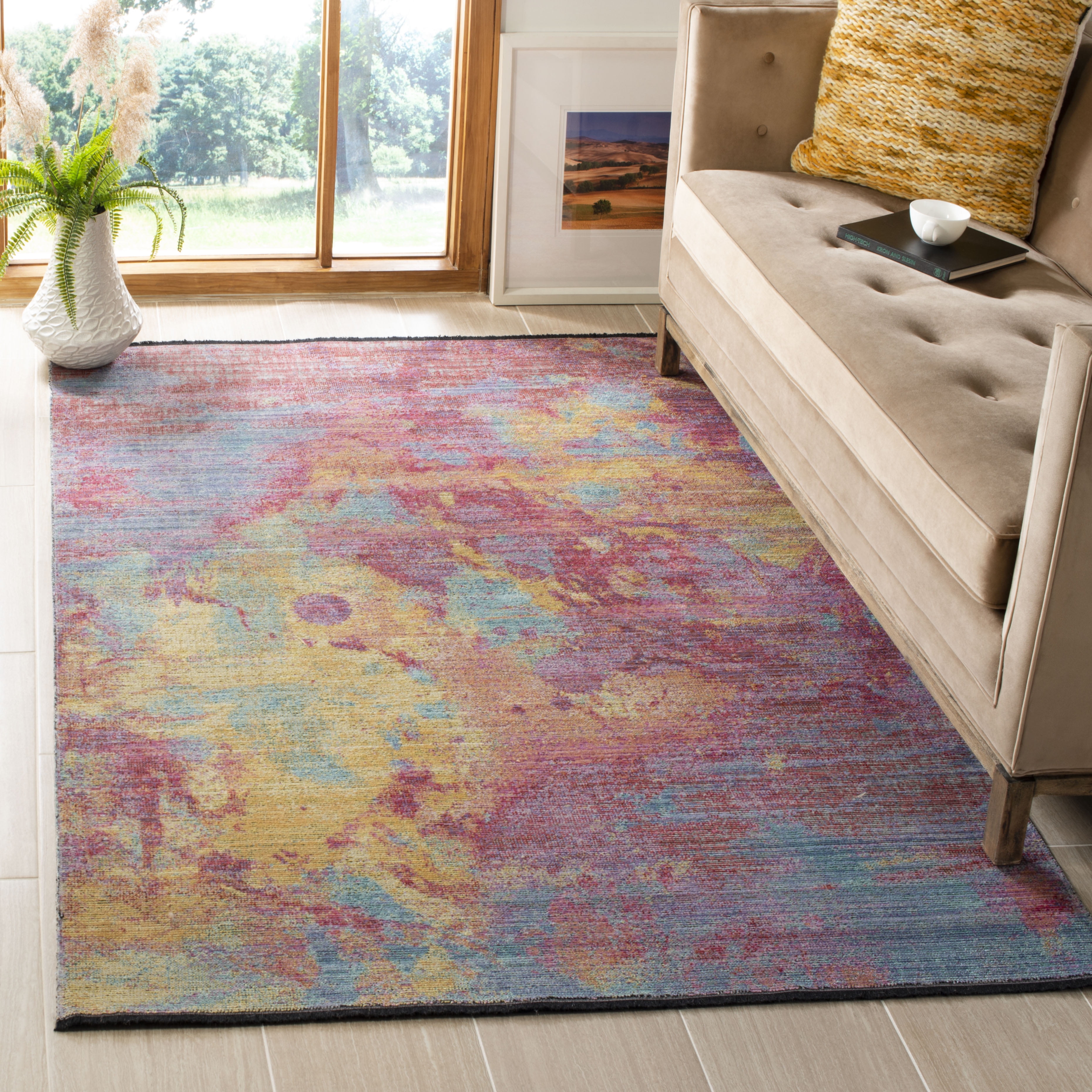Safavieh Windsor Donna Colorful Abstract Area Rug or Runner - Walmart.com