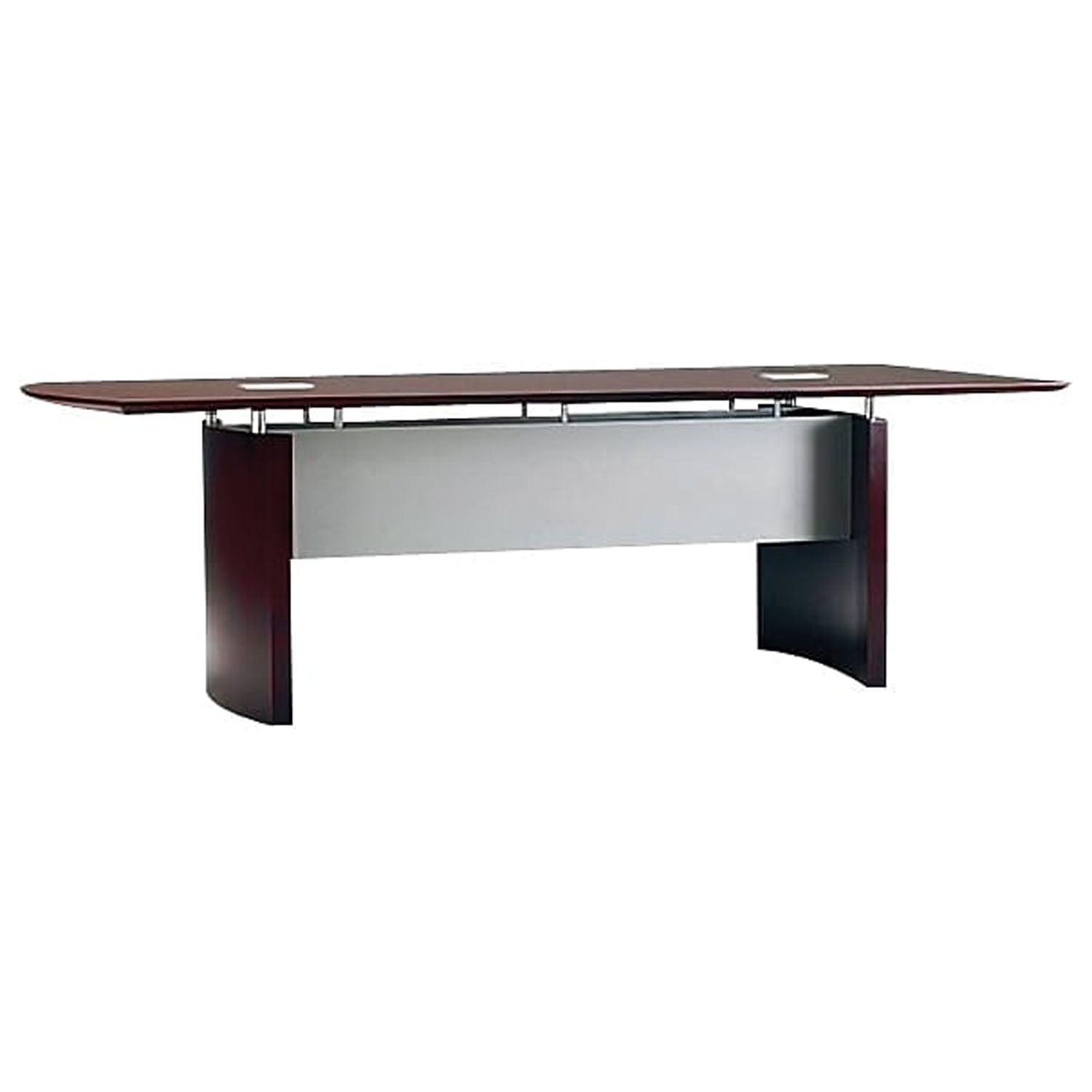 Safco 12' Rectangular Conference Table Mahogany 29 1/2H x 144W x 54D NC12MAH - Walmart.com