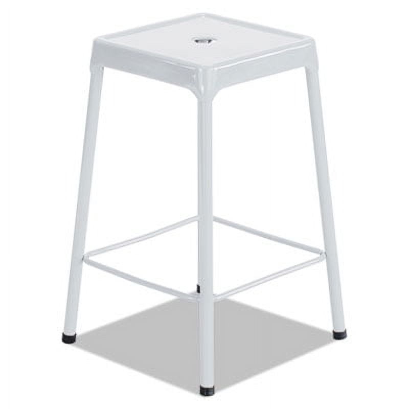 Safco 25" Steel Backless Counter Stool in Glossy White - Walmart.com