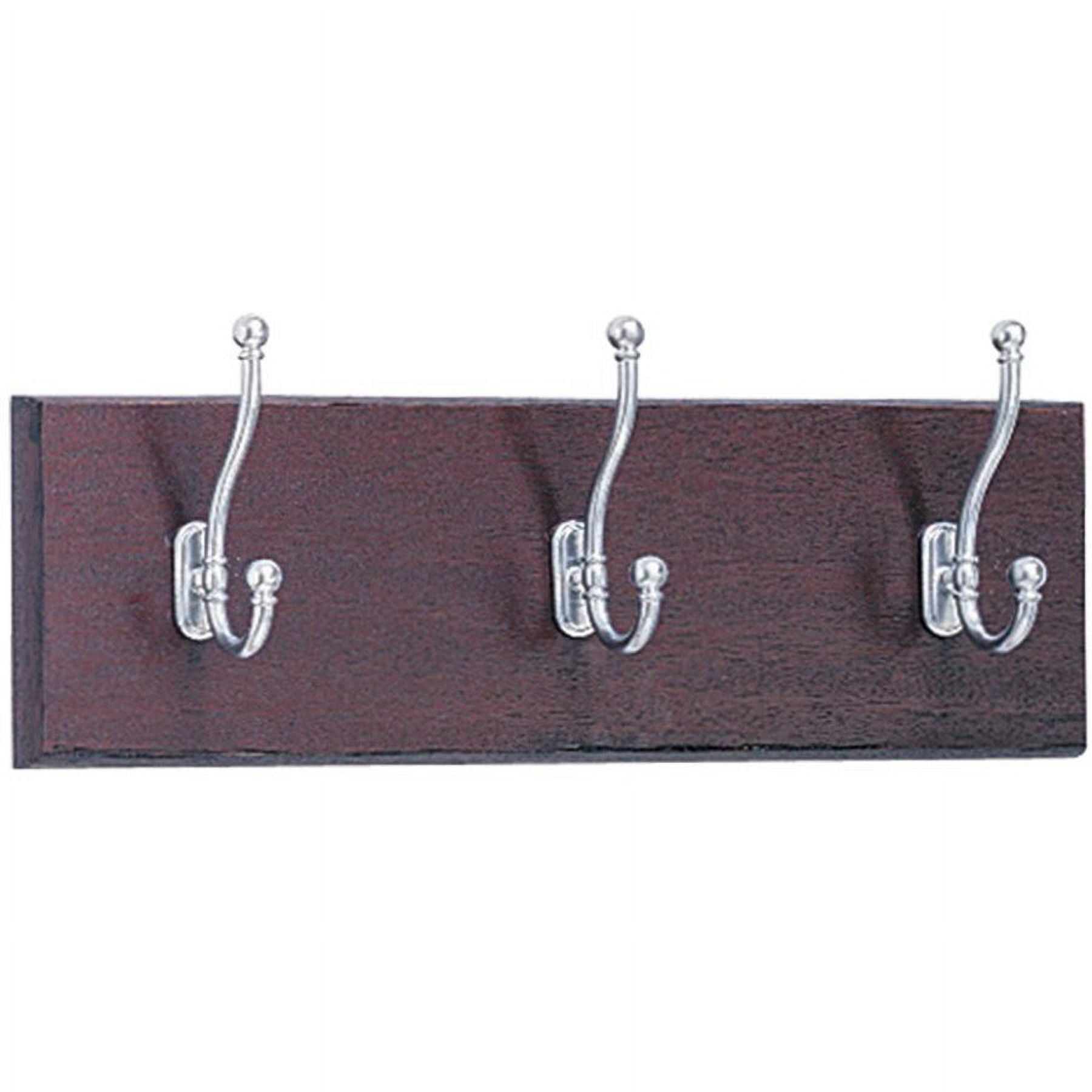 Safco 3-Hook Wood Wall Rack - Walmart.com