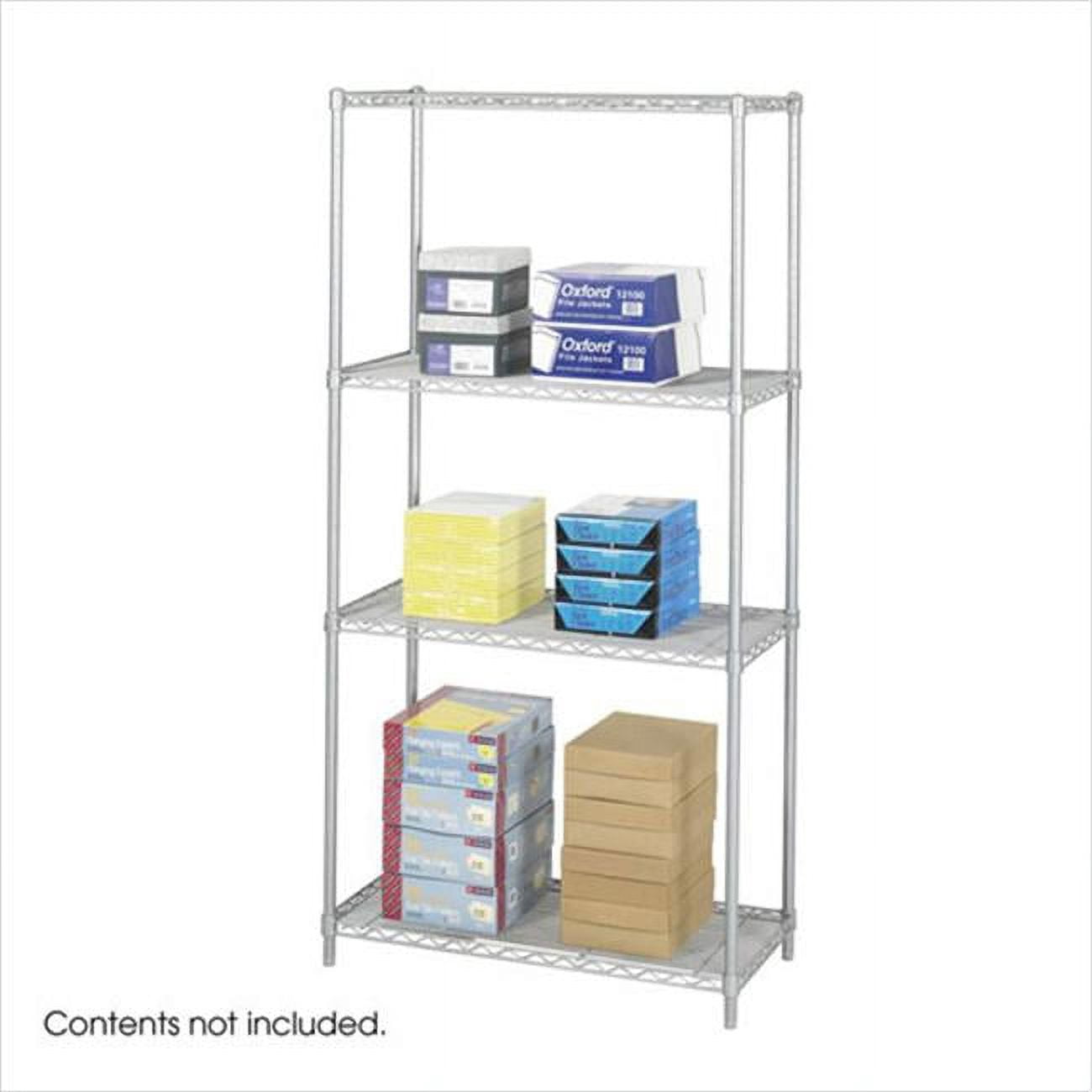Safco 36"x18" Industrial Wire Shelving in Gray - Walmart.com