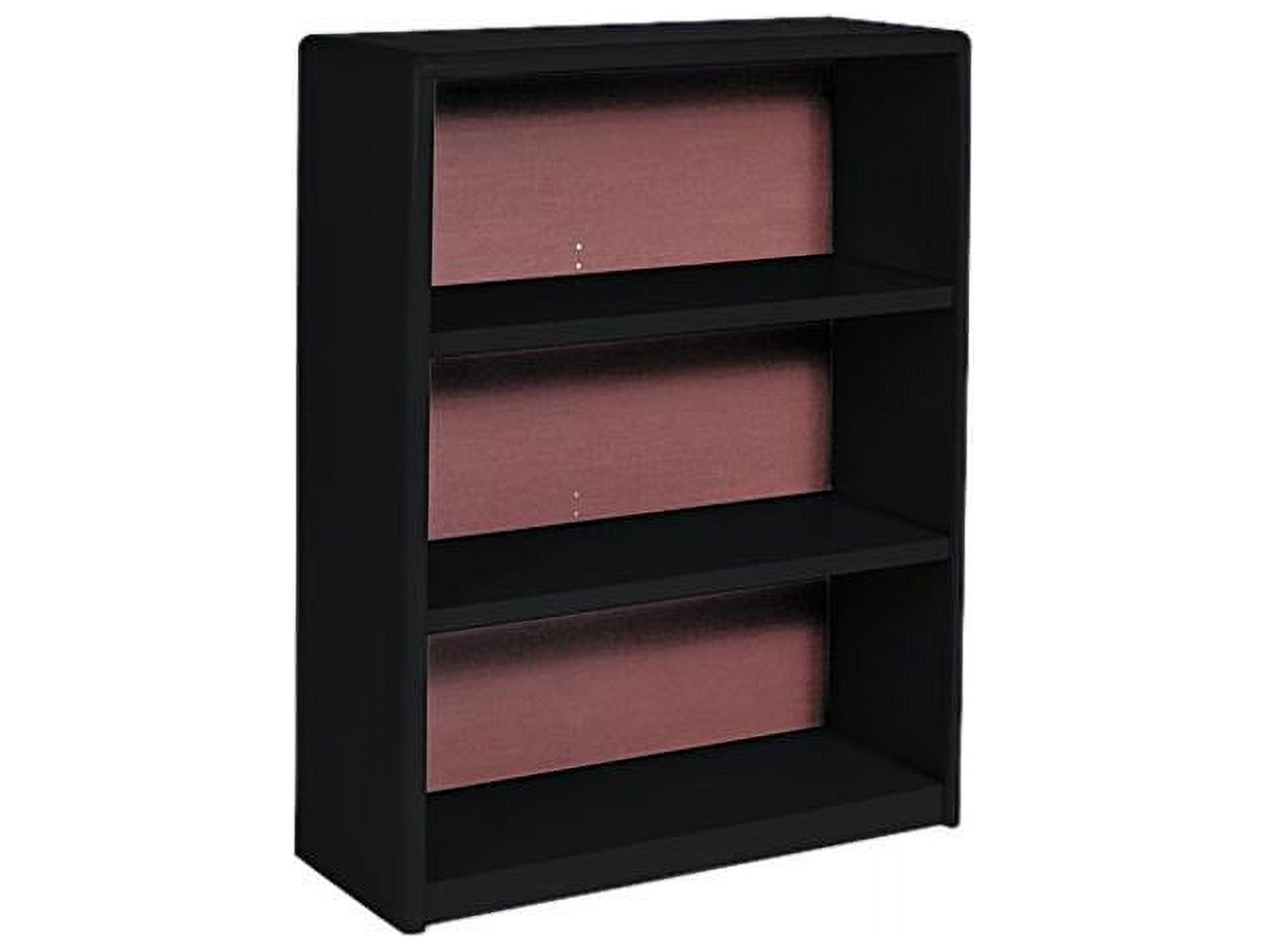 Safco ValueMate 3 Shelf Economy Steel Bookcase in Black - Walmart.com