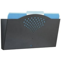 Safco, SAF2170BL, Onyx Steel Mesh Desktop File Box, 1 Each, Black ...