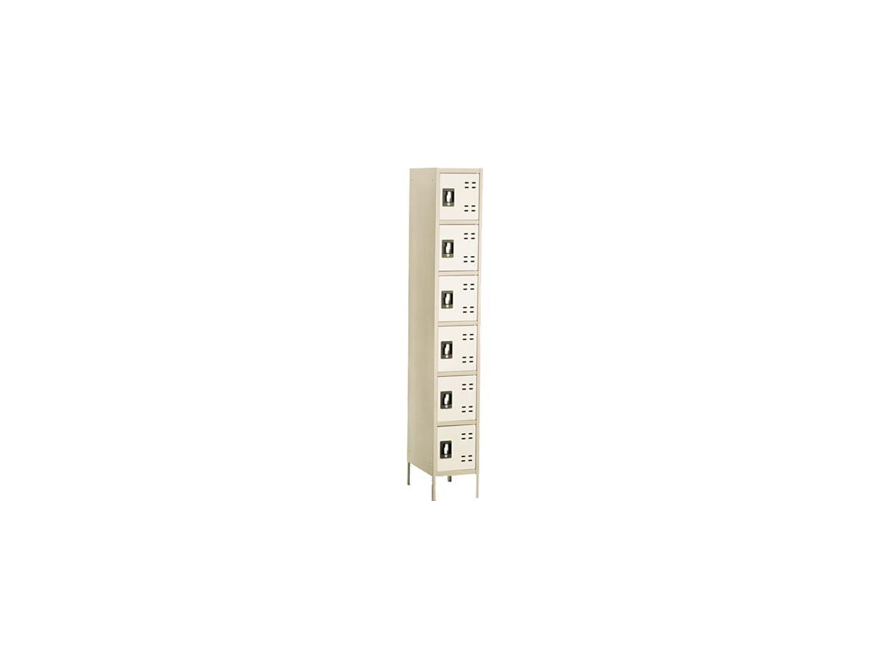 Safco Box Locker, 12w x 18d x 78h, Two-Tone Tan - Walmart.com