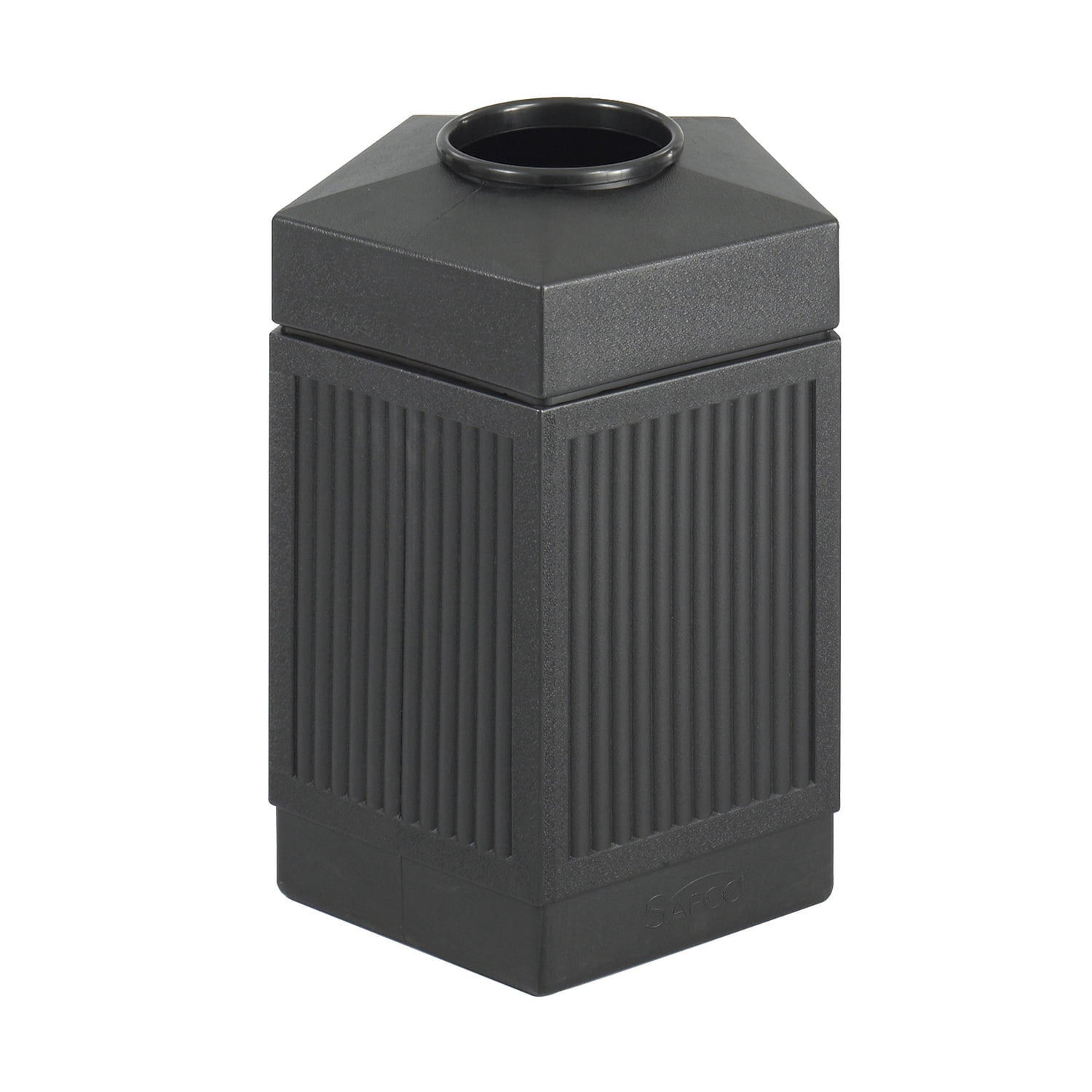 Safco Canmeleon Series Pentagon Indoor Outdoor Receptacle (Large) in ...