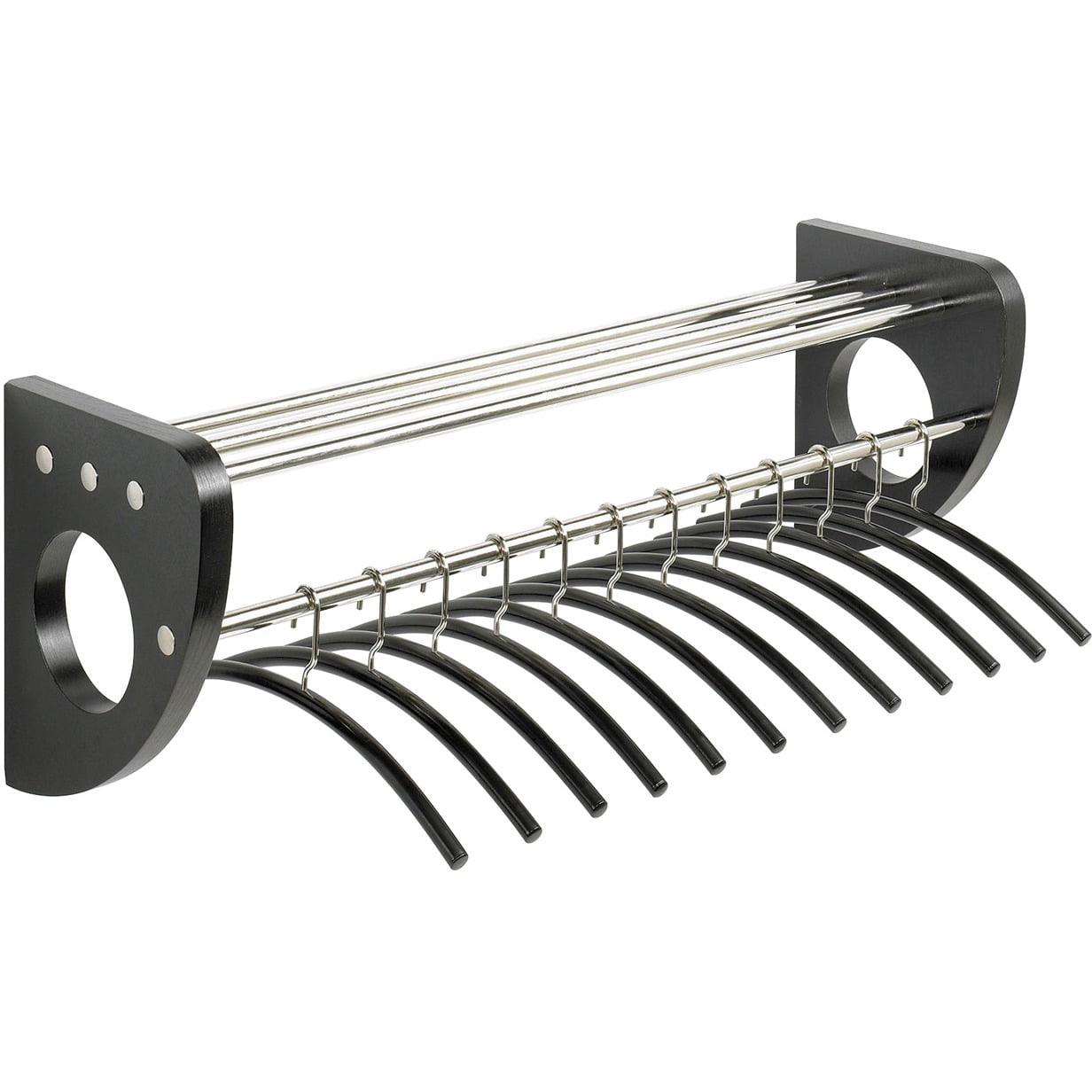 Safco Coat Rack W/Hangers Wood 37-1/2"x17-1/2"x13" BK/SR 4212BL ...