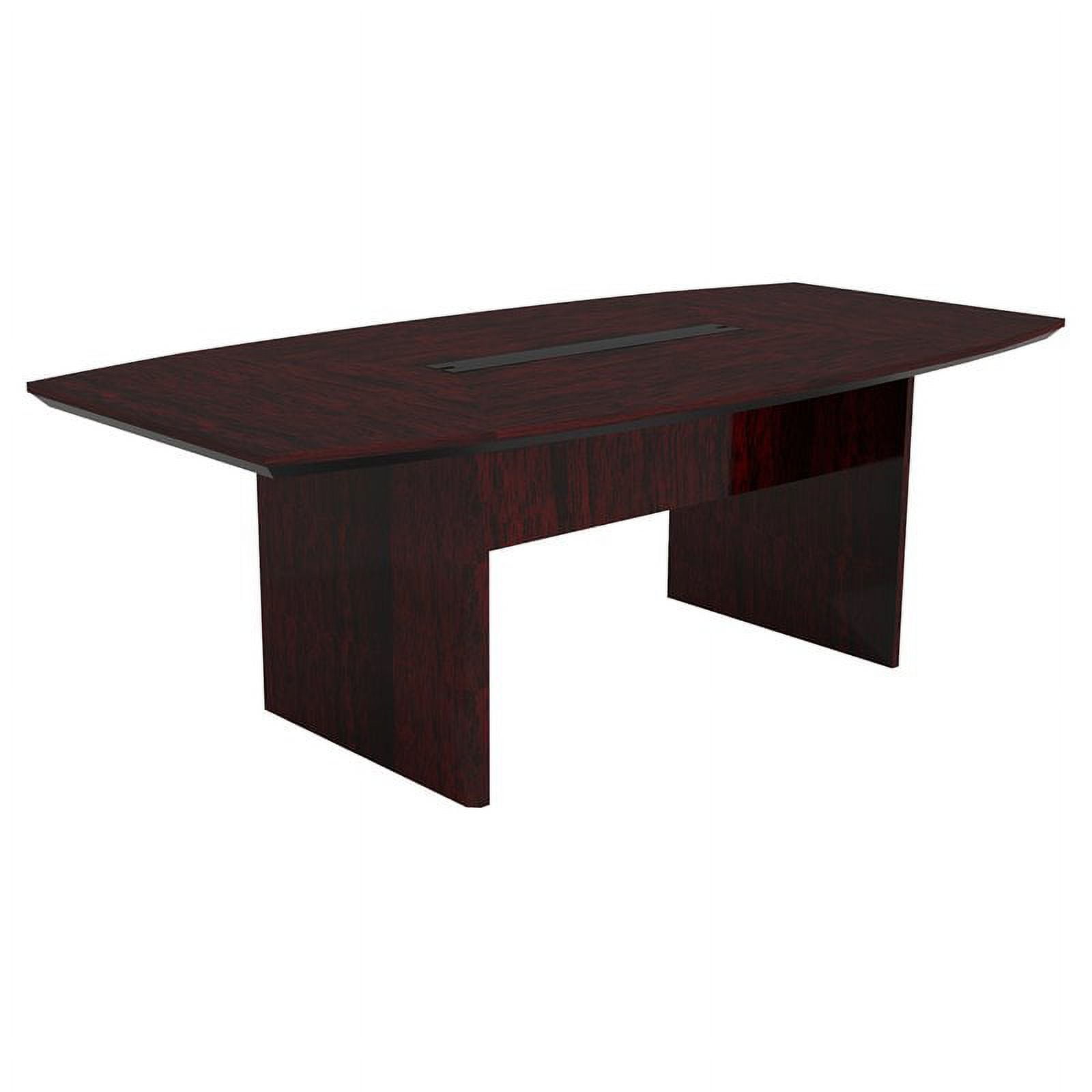 Safco Corsica 6' Boat Shaped Conference Table with Slab Base in ...